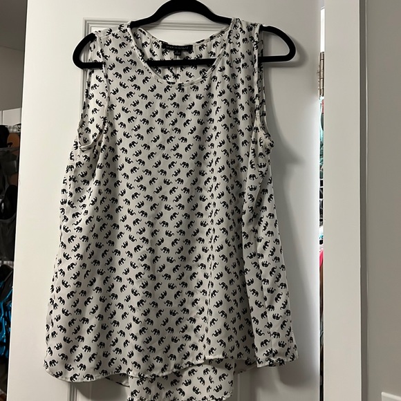 Sara Michelle | Tops | Sara Michelle Top Size Large White And Black ...